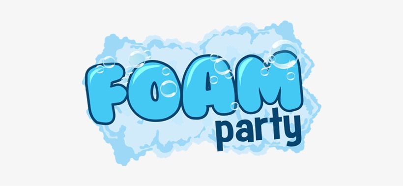 Foam Clipart Foam Party - Foam Party Logo Png - 488x311 PNG Download ...