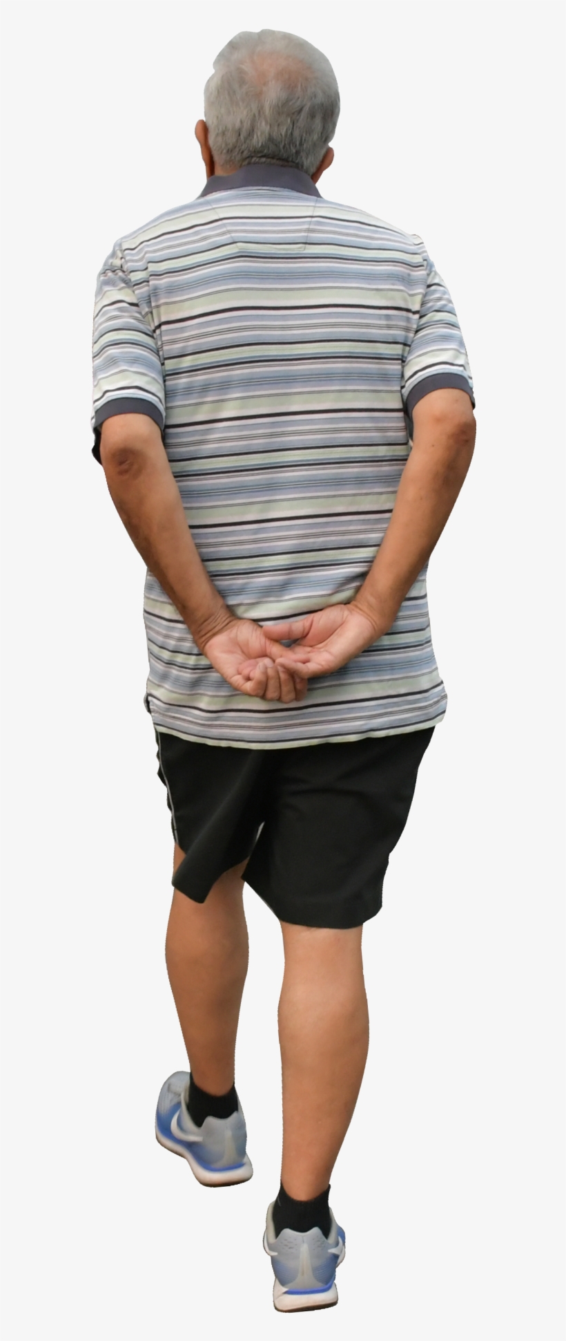 Man Walking, Old Man Cutout, Back - Old People Back Png - 650x1920 PNG ...
