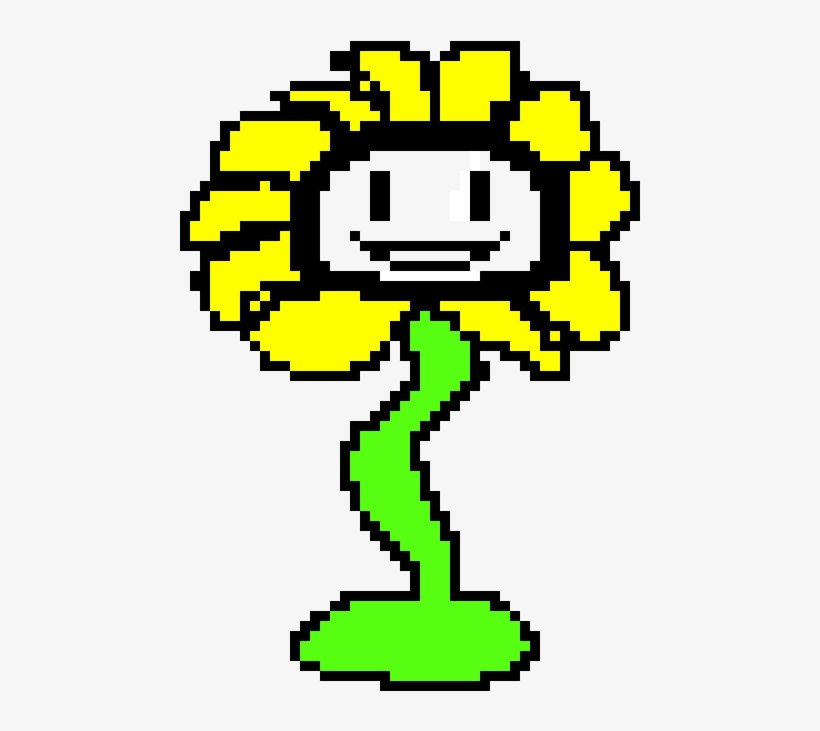 Flowey - Smiley - 530x670 PNG Download - PNGkit