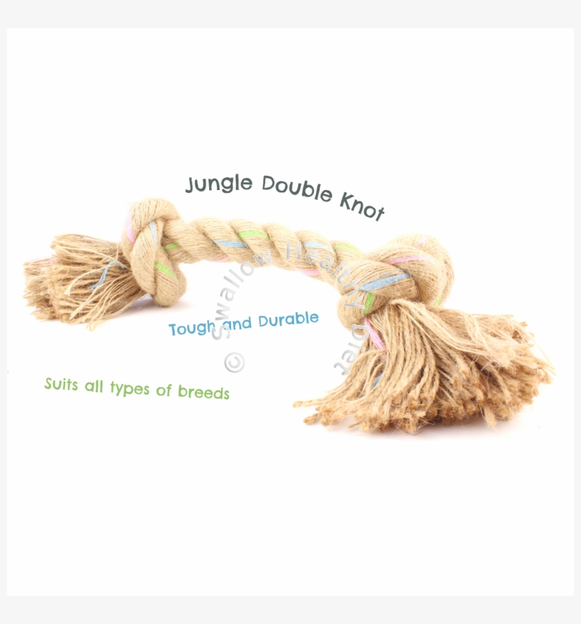 Beco Pets Jungle Double Knot Rope Dog Toy - 800x800 PNG Download - PNGkit