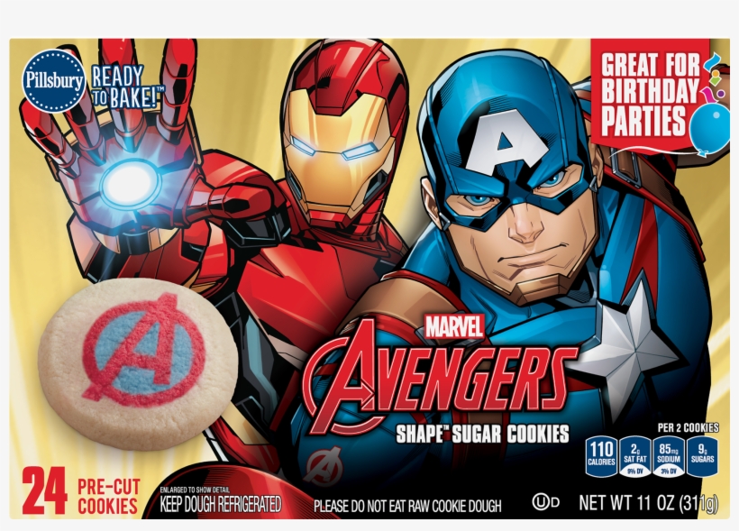 Pillsbury Ready To Bake Avengers Shape Sugar Cookie - Avengers Sugar ...