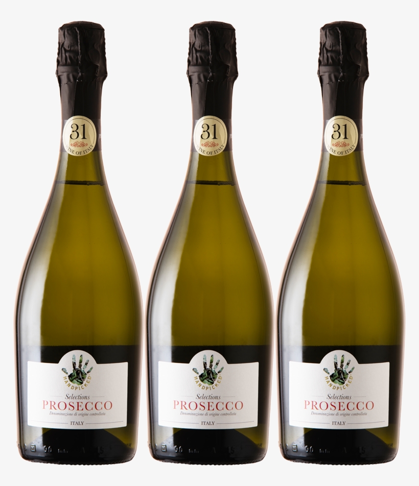 Italian Prosecco 3 Pack Bonus Glassware - Champagne - 1000x918 PNG ...