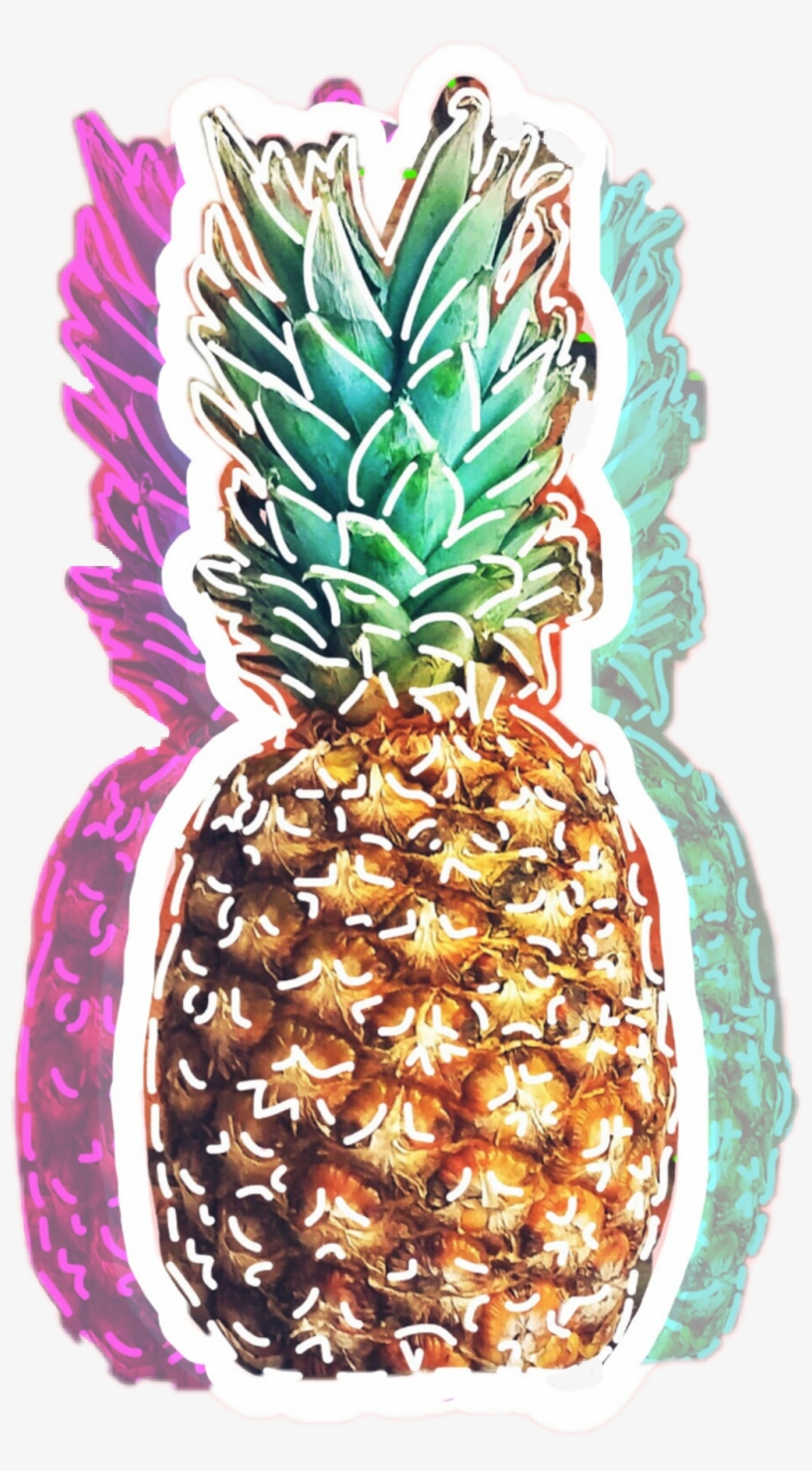 Pineapple Sticker - Pineapple - 1024x1804 PNG Download - PNGkit