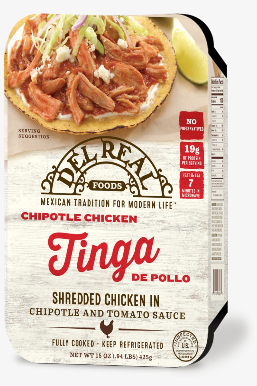 Chipotle Chicken Recipe - Del Real Foods - 843x1221 PNG Download - PNGkit