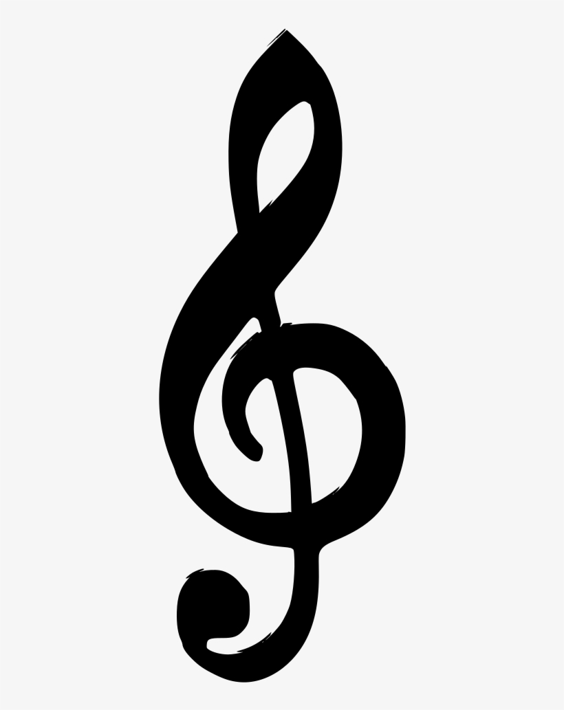 Download Png - Clave De Sol Svg - 457x1024 PNG Download - PNGkit