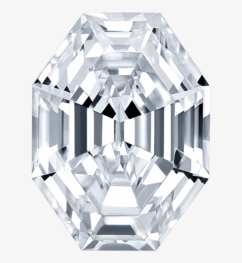 Long Octagon Cut Diamond - Diamond - 815x815 PNG Download - PNGkit