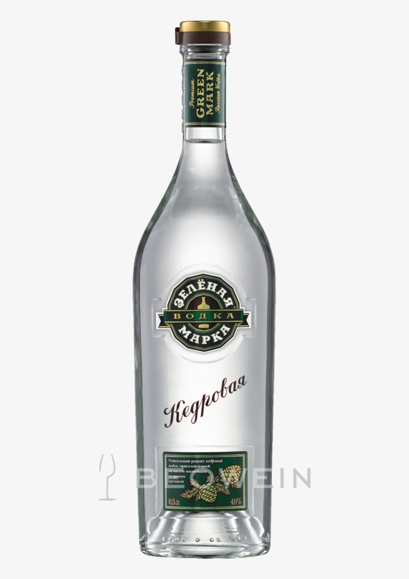 Green Mark Natural Cedar Nut Flavor Vodka 0,5 L - Green Mark Vodka Usa ...