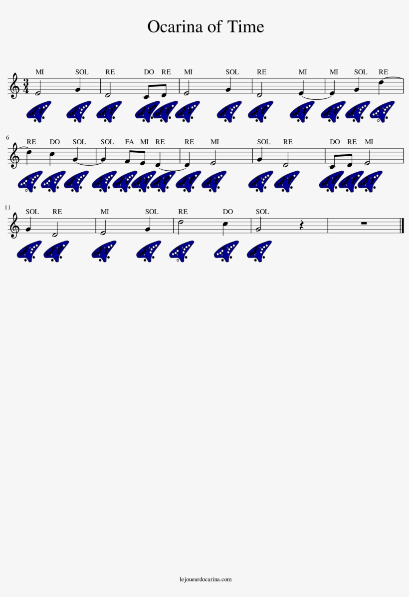 Ocarina Zelda Tabs