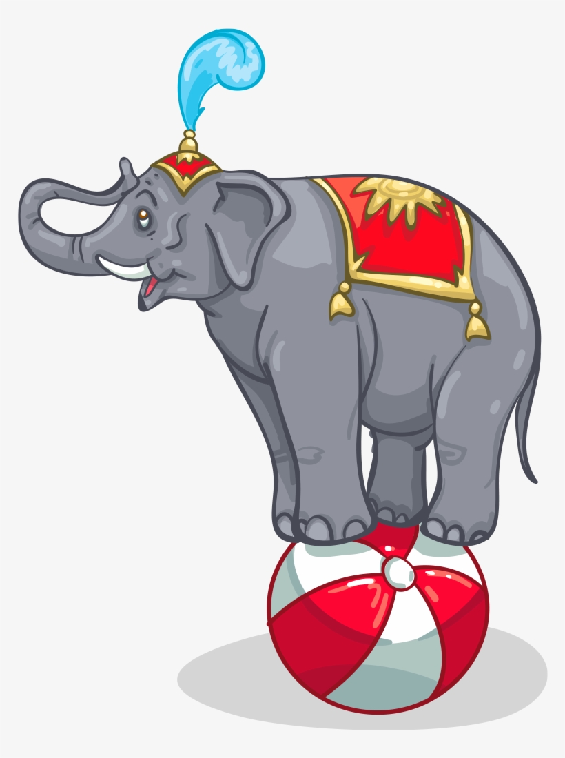 Circus Elephant Clipart