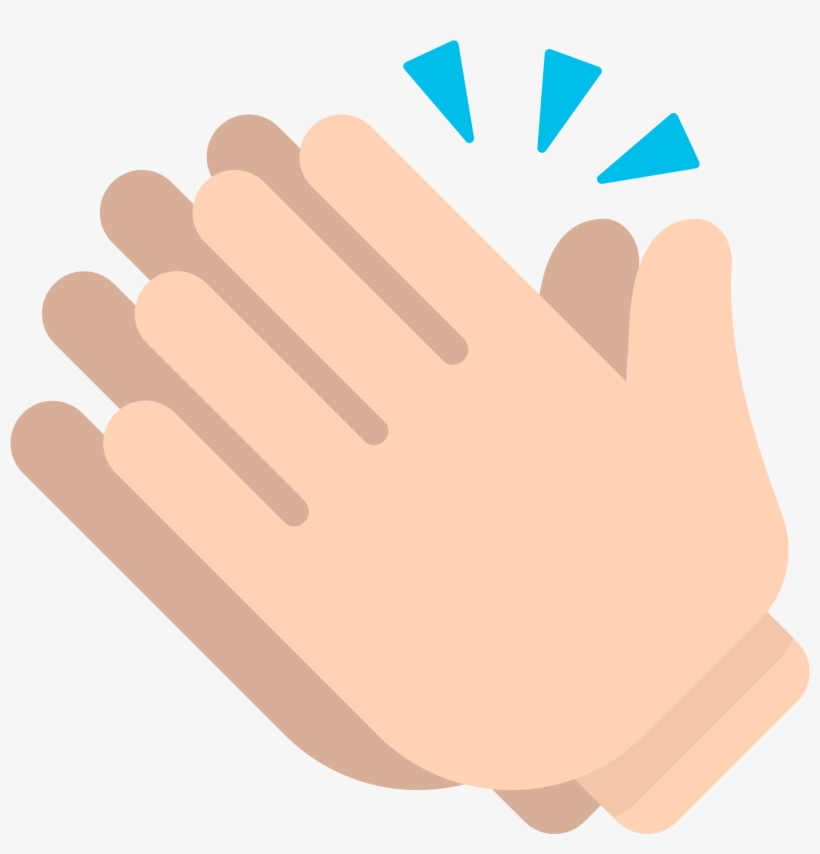 File Fxemoji Wikimedia Commons Png Clap Emoji Svg - Clapping ...