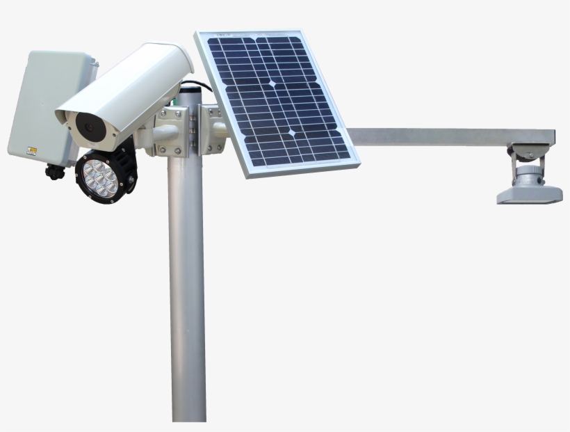 Flood Early Warning System - Cctv Camera With Solar Panel - 4016x2847 ...