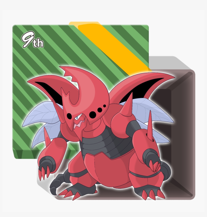 Origin Aggron, And Mega Origin Staraptor Drawn By @elle - Cartoon ...