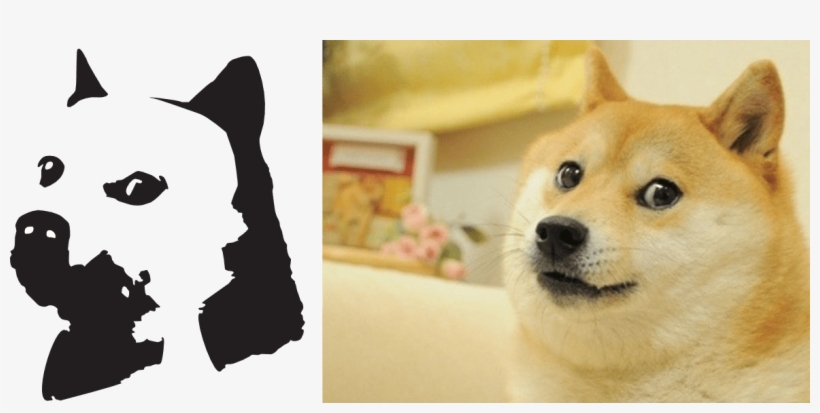 Vectorized Doge Meme - 單身 狗 - 1176x535 PNG Download - PNGkit