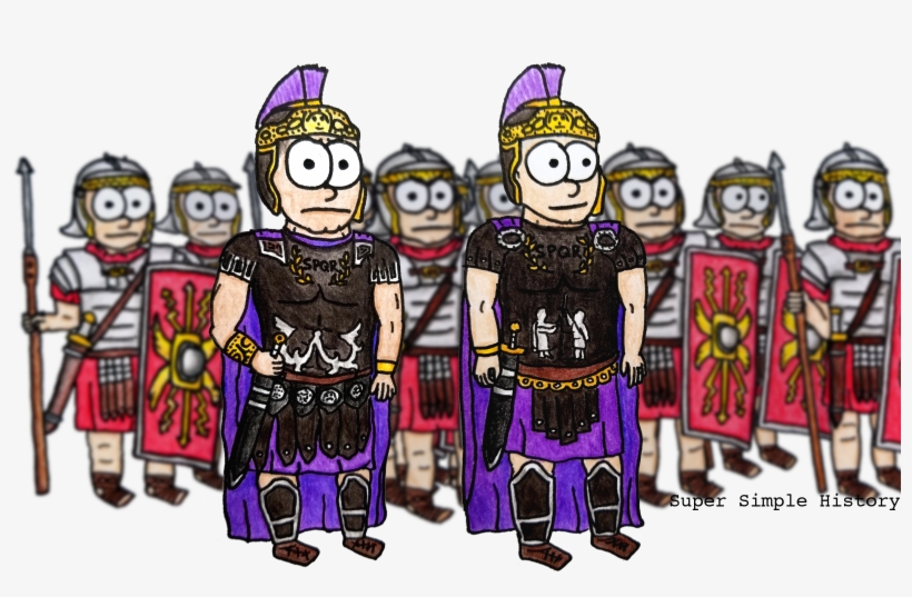 Download Transparent Roman Legion Clipart Roman Guy - Cartoon - PNGkit