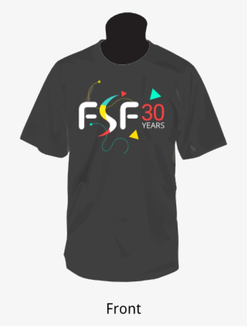 Fsf Shop - Free Software Foundation T Shirt - 771x1000 PNG Download ...