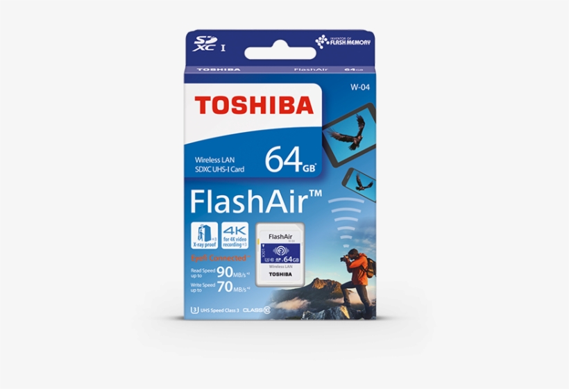 Toshiba Press Flash Air W4 Packaging - Toshiba Flashair 64gb - 600x600 ...