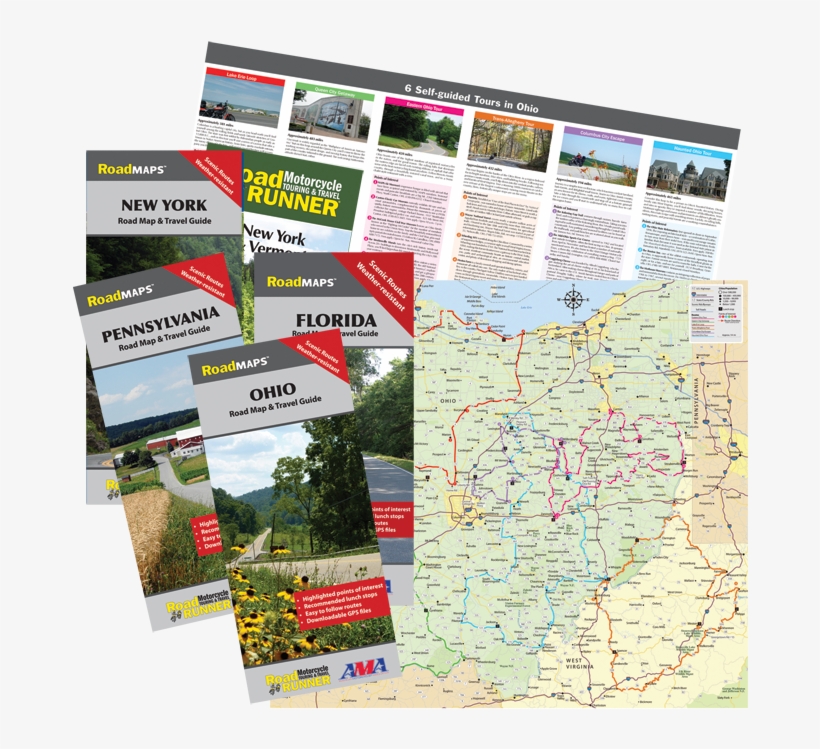 Image Of Road Map Bundle - Atlas - 772x701 PNG Download - PNGkit