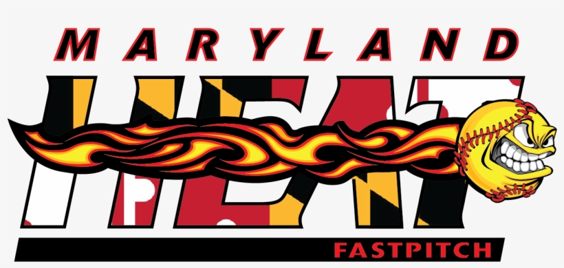 Download Transparent Maryland Heat Logo - Softball - PNGkit
