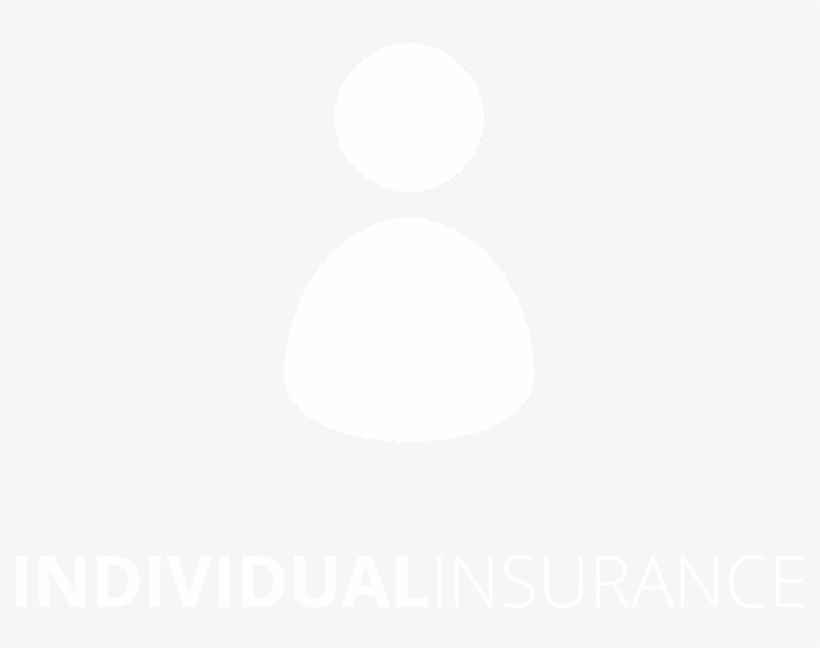 Individual Insurance Icon With Text White - Graphic Design - 972x634 ...