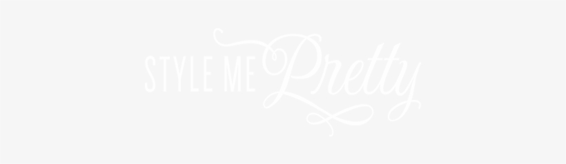 Style Me Pretty - Tiff Logo White - 864x432 PNG Download - PNGkit