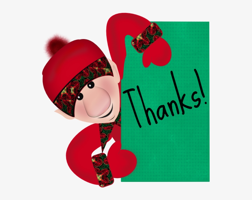 Elf Peeking Thankslp2017 - Illustration - 600x600 PNG Download - PNGkit