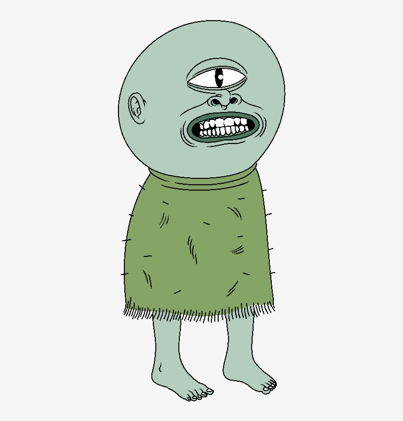 Harmless Cyclops - Cartoon - 583x898 PNG Download - PNGkit