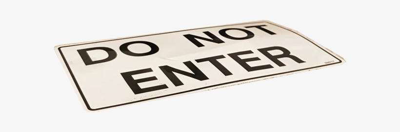 Download Transparent Do Not Enter Decal - Graphics - PNGkit