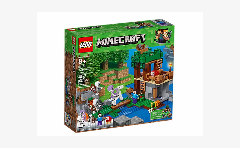 Minecraft ~ The Skeleton Attack - Lego Minecraft Skeleton Attack ...
