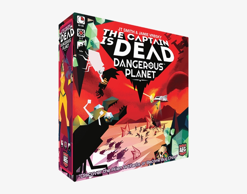 The Captain Is Dead Dangerous Planet Box - Graphic Design - 709x709 PNG ...