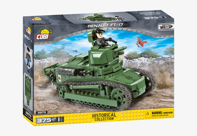 Cobi Ww1 - Renault Ft 17 - 668x516 PNG Download - PNGkit