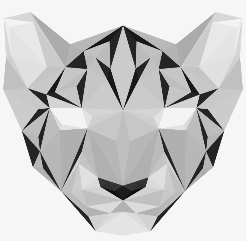 Snow Leopard Geometric - Diamond - 3926x3659 PNG Download - PNGkit