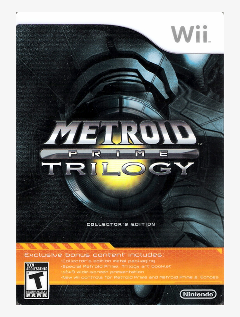 Download Transparent Metroid Prime Trilogy Cover - PNGkit