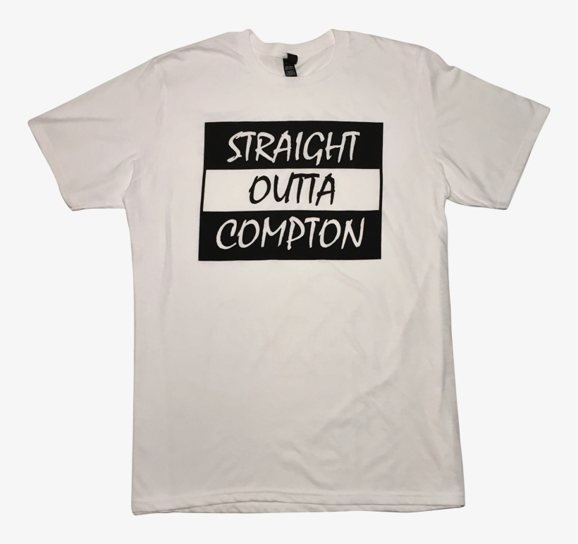 Nwa Straight Outta Compton White Tee - Nwa - 800x800 PNG Download - PNGkit