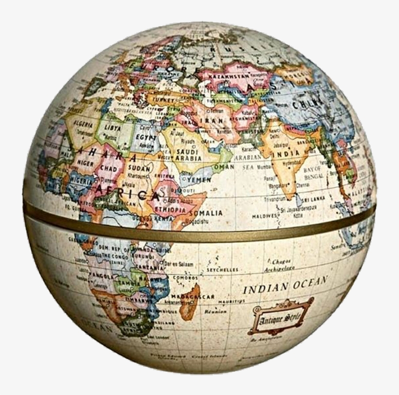 Download Transparent Moodboard Sticker - Antique Globe Online India ...