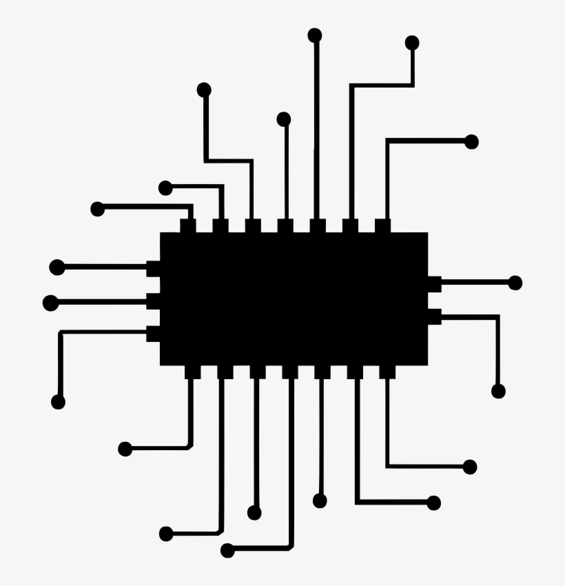 Chip Circuitry - Circuit Chip Png - 698x770 PNG Download - PNGkit