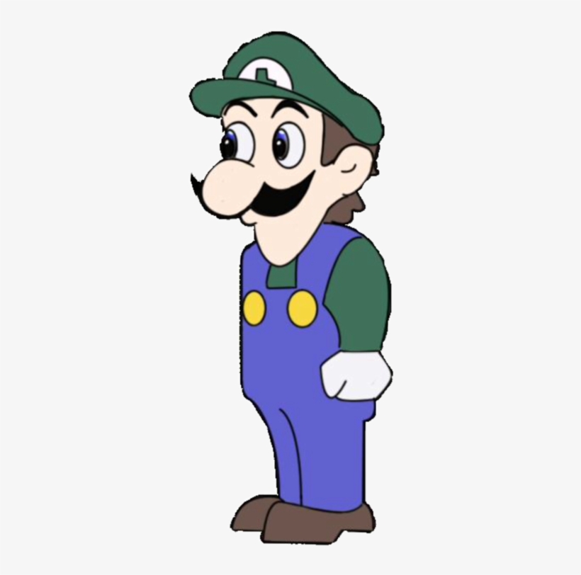 Download Transparent Weegee Sticker - Luigi Mario Is Missing - PNGkit