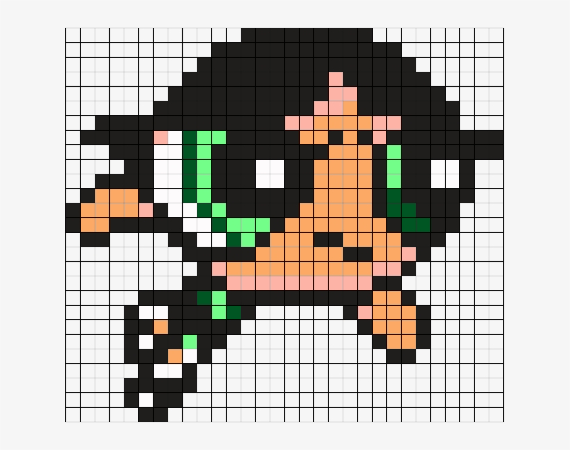 Buttercup Perler Bead Pattern / Bead Sprite - Pixelated Art In Graphing ...