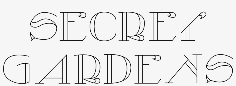 The Secret Gardens Concept Is Woven Through Everything, - Calligraphy ...