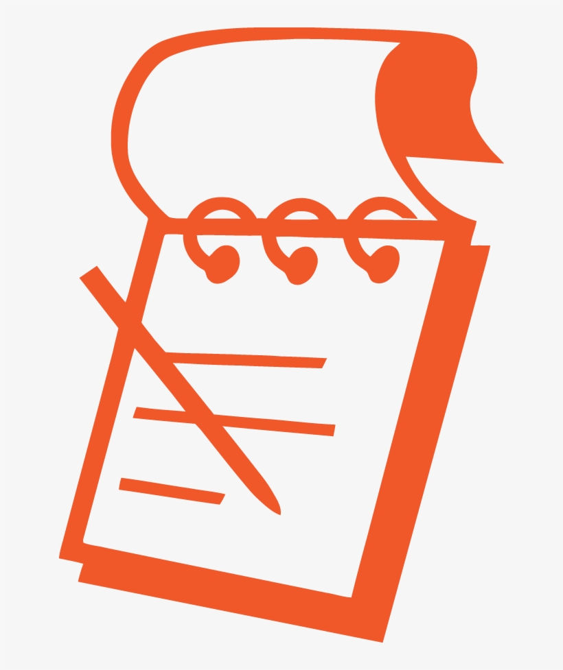 722 Notebook / Pen Icon - Notepad Icon - 648x897 PNG Download - PNGkit