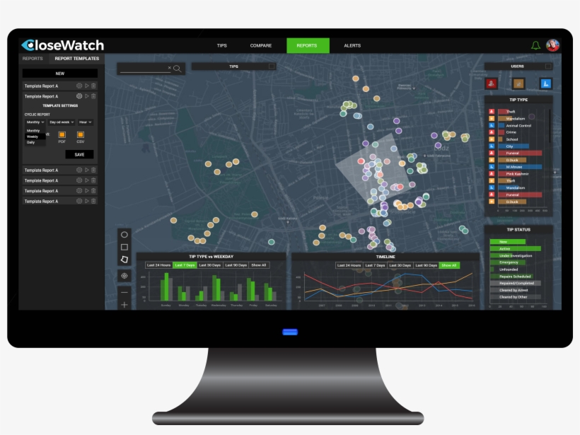 Closewatch Command - Computer Monitor - 3300x2550 PNG Download - PNGkit