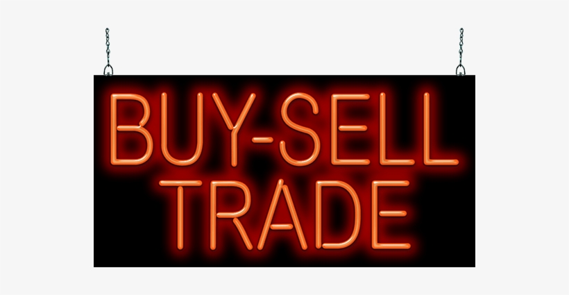 Download Transparent Buy-sell Trade Neon Sign - Buy Sell Trade Sign Png ...