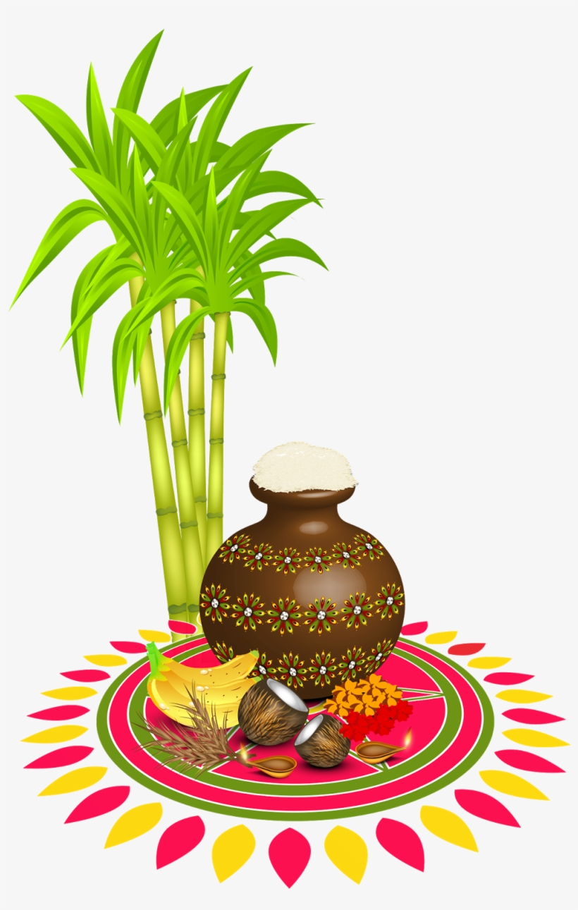 Png Layered Sankranti Pot Free Downloads For Sankranti - Pongal Pot ...