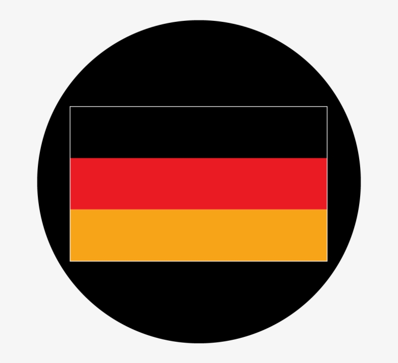 German Flag - Circle - 800x800 PNG Download - PNGkit
