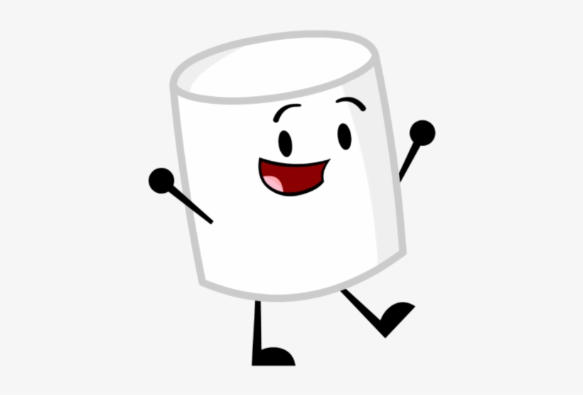 Sweet Marshmallow - Battle For Dream Island Marshmallow - 412x478 PNG ...