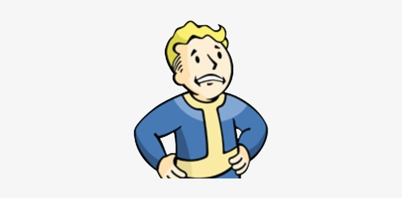 Fallout Vault Boy Sad - Vault Boy Sad Png - 357x339 PNG Download - PNGkit