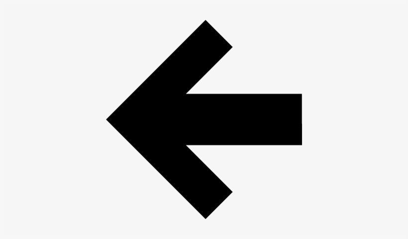 Arrow Pointing To Left Direction Vector - Arrow Pointing Left - 400x400 ...