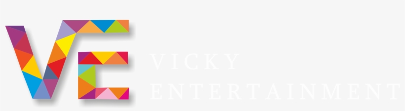 Vicky Entertainment Logo - Monochrome - 1774x401 PNG Download - PNGkit