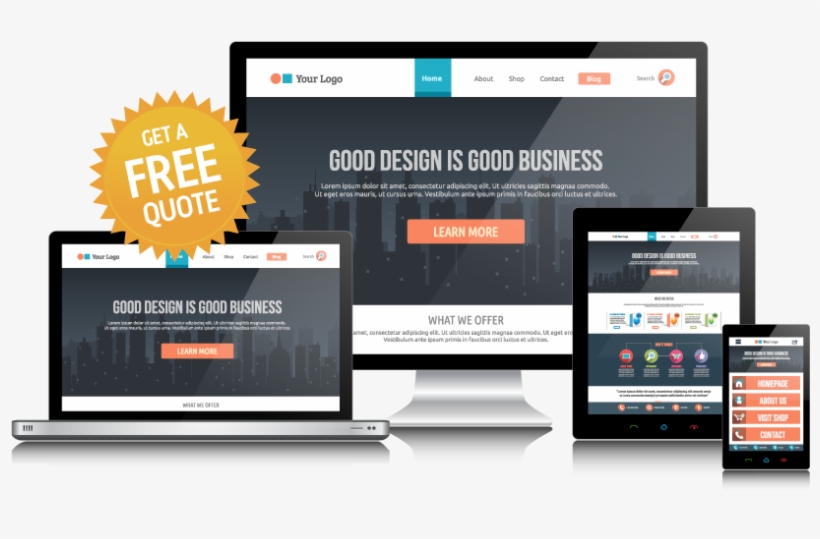 Responsive Web Design Sunshine Coast - Package Design Template Website ...