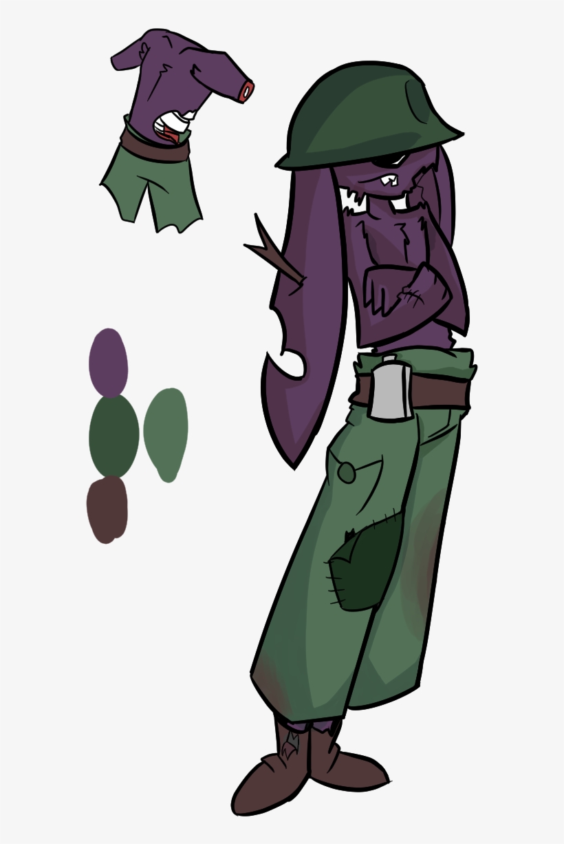 Trash Rabbit Gary - Cartoon - 800x1200 PNG Download - PNGkit