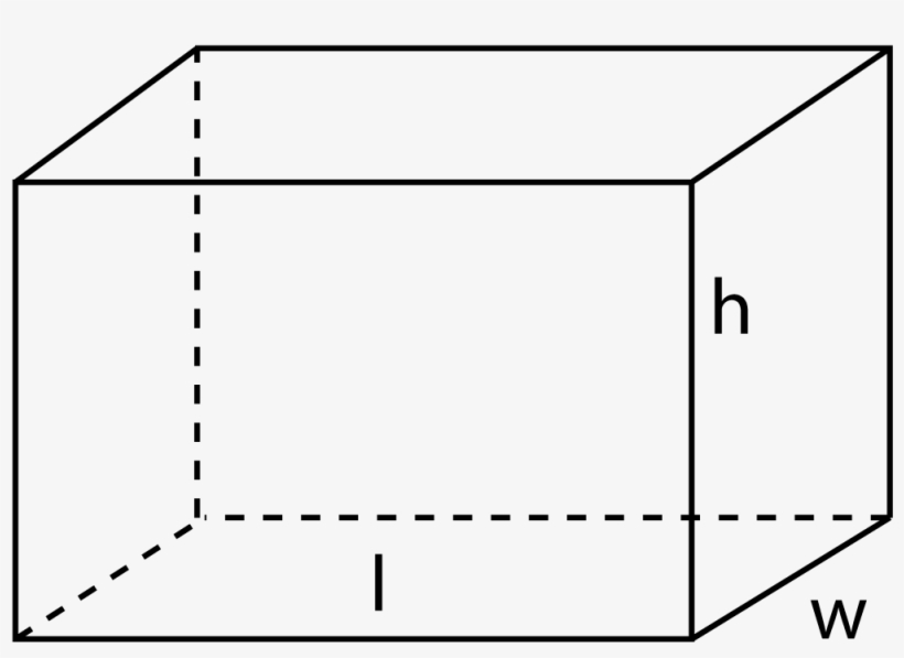 Diagram Of A Rectangular Prism Showing L = Length, - Diagram - 1000x698 ...